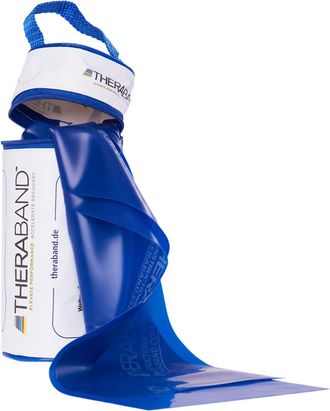 Theraband TheraBand Original TheraBand Fitnessband | Resistance Band f&uuml;r Kraftraining und Abnehmen zuhause oder im Gym | 1 Band inkl. Tasche und Anleitung im Se