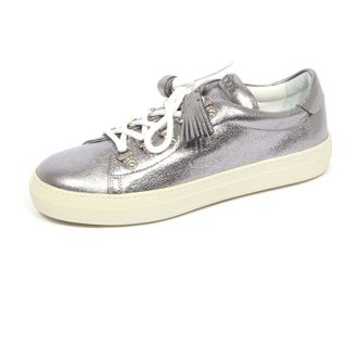 Tod's Sportliche Platinschuhe mit Stickerei - - Shoes - Damen - Grau - 38 1/2 EU