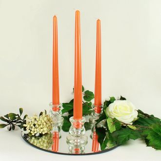 Wenzel Spitzkerzen 300/23 mandarin 12 St&uuml;ck von Wenzel