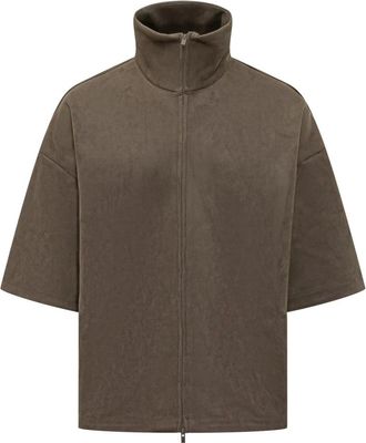 Fear of God Homme, Vestes, Brun, Taille: S Veste Zipp&eacute;e Manches Trois-Quarts