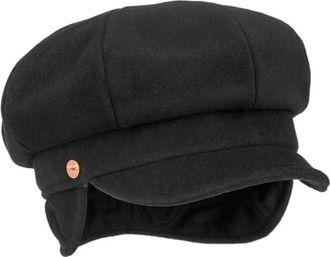 Mayser Casquette Gavroche Camilla Oreillettes Femme - Made in The EU Type Laine pour lhiver avec Visiere, Oreillettes, Doublure, Doublure Hiver Automne-Hiver
