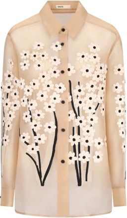 Khaite Femme, Blouses et Chemises, Beige, Taille: 38 FR Argo Top