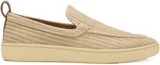 Lanvin Loafer - Woven Texture Loafers - Gr. 40 (EU) - in Beige - f&uuml;r Damen
