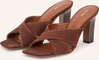 Reiss Reiss Mules Rochelle braun