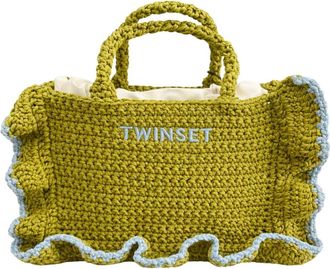 Twinset Femme, Sacs, Vert, Taille: ONE Size Compact Minibag LaCorolle