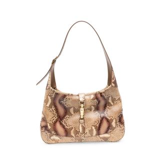 Gucci Jackie Snakeskin Shoulder Bag