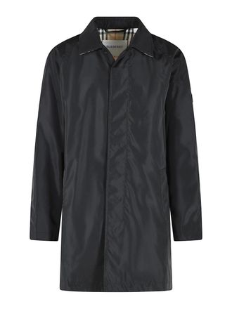 Burberry Manteau Au Genou - Noir