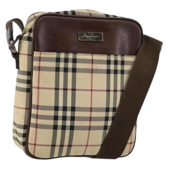 Burberry Sac bandouli&egrave;re en toile Pre-owned - Femme - Pre-owned - Beige - Taille: ONE Size