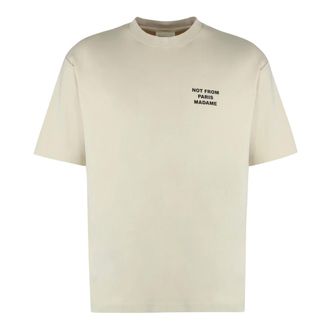 Dr&ocirc;le de Monsieur Homme, Tops, Beige, Taille: M T-Shirt Col Rond