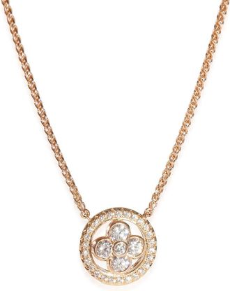Louis Vuitton 18kt Blossom Rotgoldhalskette mit Diamanten - Rosa