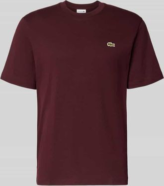 Lacoste Regular Fit T-Shirt aus reiner Baumwolle
