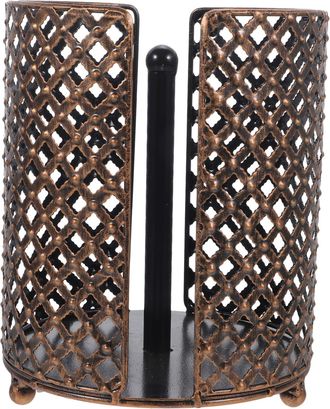 Cabilock Runder Papierhalter Schreibtisch-papierhalter Papierregal Aus Eisen K&uuml;chenpapierrollenhalter Modernes Design Einfach Zu Bedienen