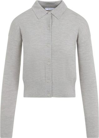 Max Mara Femme, Blouses et Chemises, Gris, Taille: 40 FR Pull en m&eacute;lange de laine