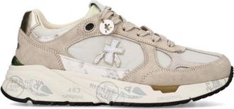 Premiata Femme, Chaussures, Beige, Taille: 36 EU Baskets