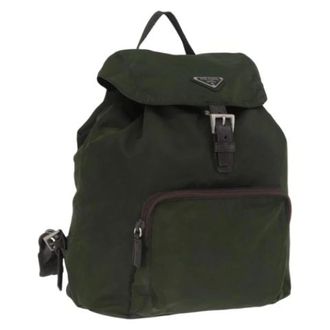 Prada Pre-owned Vintage Backpack - Femme - Pre-owned - Vert - Taille: ONE Size