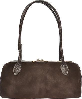 Anna Luchini Kastanienbraun Rindsledertasche