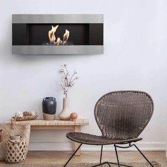 Kratki Wandkamin Bioethanol DELTA2 HORIZONTAL T&Uuml;V