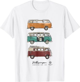 Volkswagen Transporter Typ 2 Campervan 1950-1979 T-Shirt