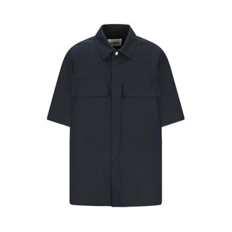 Jil Sander Besticktes Hemd im Stil 163 - - Shirts - Herren - Blau - S