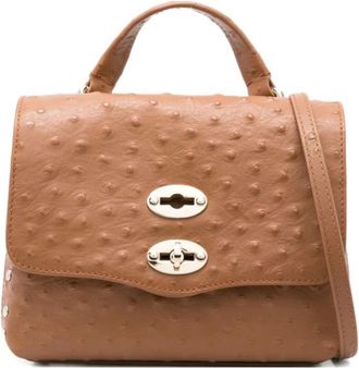 Zanellato Femme, Sacs, Brun, Taille: ONE Size Sac &agrave; main Postina Cactus baby