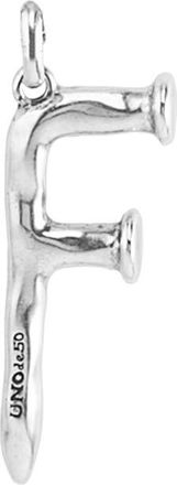Uno De 50 UNOde50 Anh&auml;nger, vergoldet, 18 Karat, Buchstabe F, Taglia unica, Versilberte Metalllegierung