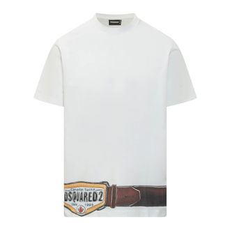 Dsquared2 Herren, Oberteile, Wei&szlig;, XLGr&ouml;&szlig;e