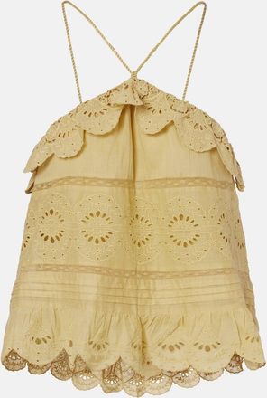 Isabel Marant Top en coton &agrave; volants