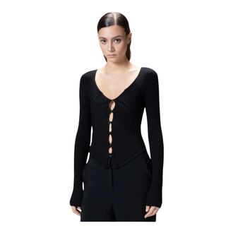 Pinko Vergina Cardigan Sunny - - Knitwear - Damen - Schwarzk - S