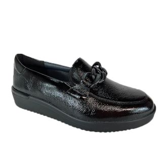 Solidus Stilvolle Mokassins f&uuml;r Frauen - - Shoes - Damen - Schwarzk - 40 EU