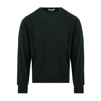 FILIPPO DE LAURENTIIS Rundhals-Cashmere-Pullover - - Knitwear - Herren - Gr&uuml;n - 2XL