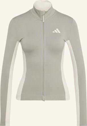 adidas Tempo 3-Streifen Lang&auml;rmliges Radtrikot grau