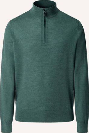Hackett Pullover Ess Merino Hzip gruen