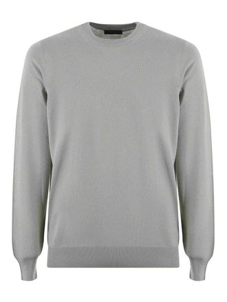 Fay Pull Col Rond - Vert Clair