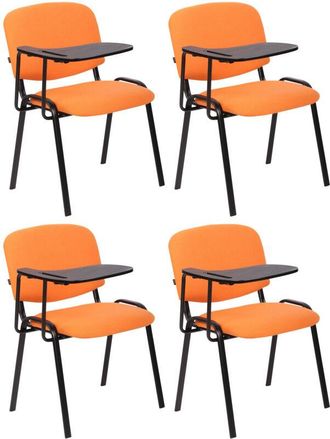 Clp 4er Set Stuhl Ken mit Klapptisch Stoff orange