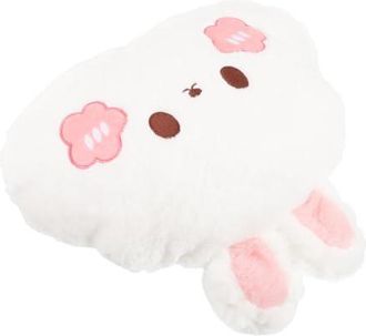 Garneck Coussin De Voiture Peluche Mignon Oreiller Forme De Lapin Moelleux Accessoire D&eacute;coratif pour D&eacute;coration De Maison Oreiller Peluche Animal