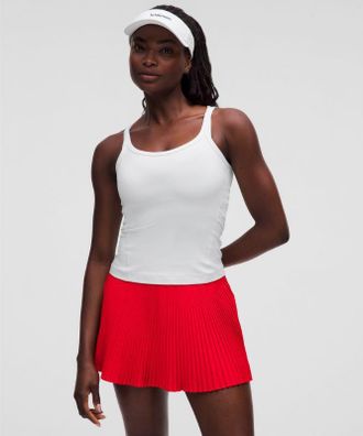 lululemon Align Tanktop mit U-Ausschnitt in Taillenl&auml;nge f&uuml;r Frauen - Gr&ouml;&szlig;e 10 in White