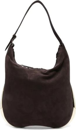 Benedetta Bruzziches Hobo Bags - Structured Handbag With Detachable Shoulder Strap - Gr. unisize - in Schwarz - f&uuml;r Damen