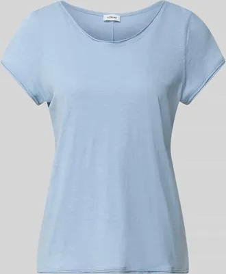 s.Oliver Red Label Regular Fit T-Shirt aus reiner Baumwolle