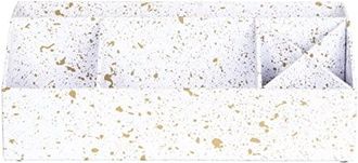 Bigso Box of Sweden BIGSO ELISA Schreibtisch Organizer - Aufbewahrungsbox mit 4 Fächern - Schreibtischablage für Zettel, Büroklammern, Stifte & Kleinteile - Sortierkasten