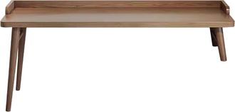 Generic Erkerfenster-Schreibtisch mit erh&ouml;hter Schallwand, Computertisch, multifunktionaler Schreibtisch for Arbeit, Studium, Freizeit, Massivholz-Schreibtisc