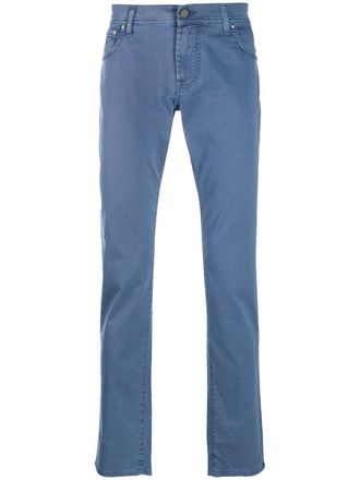Corneliani pantalon droit classique - Bleu