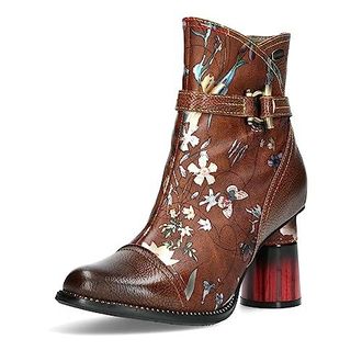 Laura Vita Bottines Femme Gucstoo 23, Pointure:38 EU, La Couleur:Marron