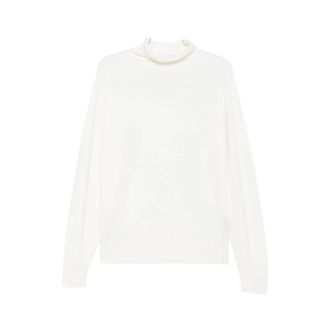 John Smedley Homme, Pulls, Blanc, Taille: M Pull &agrave; col roul&eacute; Connell