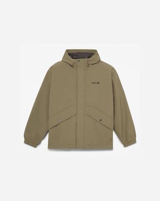 Timberland Wasserdichte Weatherline Shell-Jacke f&uuml;r Herren in Dunkelgr&uuml;n, Herren, Gr&uuml;n, Gr&ouml;&szlig;e