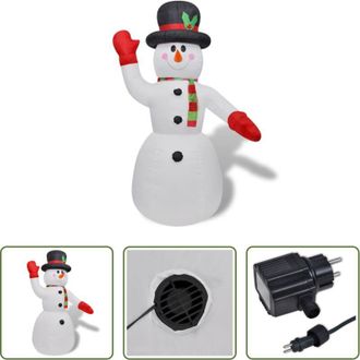 vidaXL vidaXL Schneemann Dekoration - Aufblasbarer Schneemann 240 cm