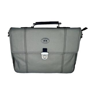 La Martina Graue Messenger Bag Aktentasche - - Bags - Damen - Grau - ONE SIZE