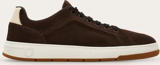 Ferragamo Herren Low-Top-Sneaker Ferragamo Braun Gr&ouml;&szlig;e 40.5