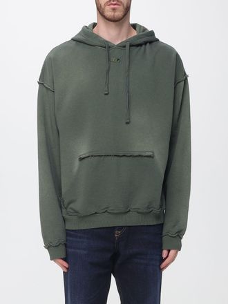 Diesel S-Pock-Hood Hoodie aus Baumwolljersey mit Used-Effekt