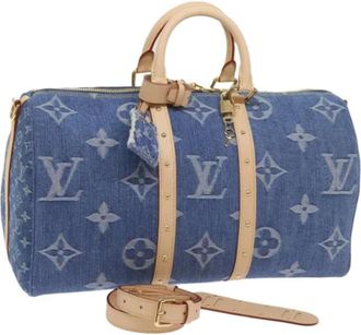 Louis Vuitton Pre-owned Denim sacs-de-voyage - Femme - Pre-owned - Bleu - Taille: ONE Size