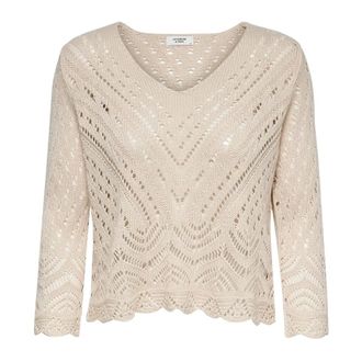 Jacqueline de Yong Jacqueline de Yong, Damen, Strickwaren, Beige, LGr&ouml;&szlig;e